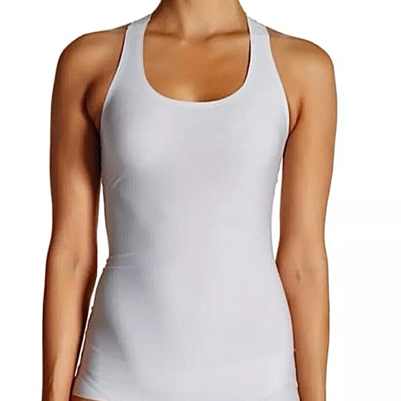 SPANX | Tops | Spanx Perforated Racer Back Tank | Poshmark